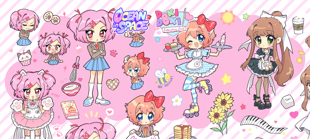 OIS x Doki Doki Literature Club! – Ocean In Space