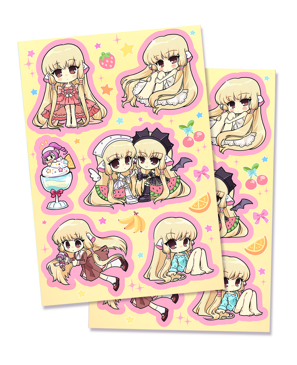 Chobits Sticker Sheets (Set of 2) – Ocean In Space