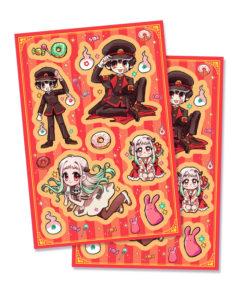 Toilet-Bound Hanako-kun Sticker Sheets (Set of 2) – Ocean In Space