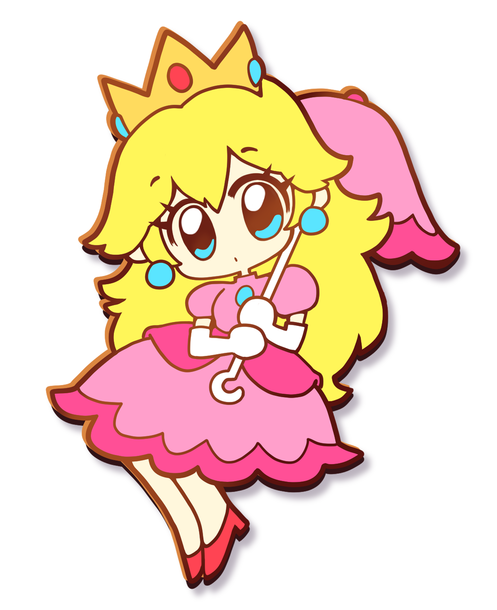 Princess Peach Enamel Pin – Ocean In Space