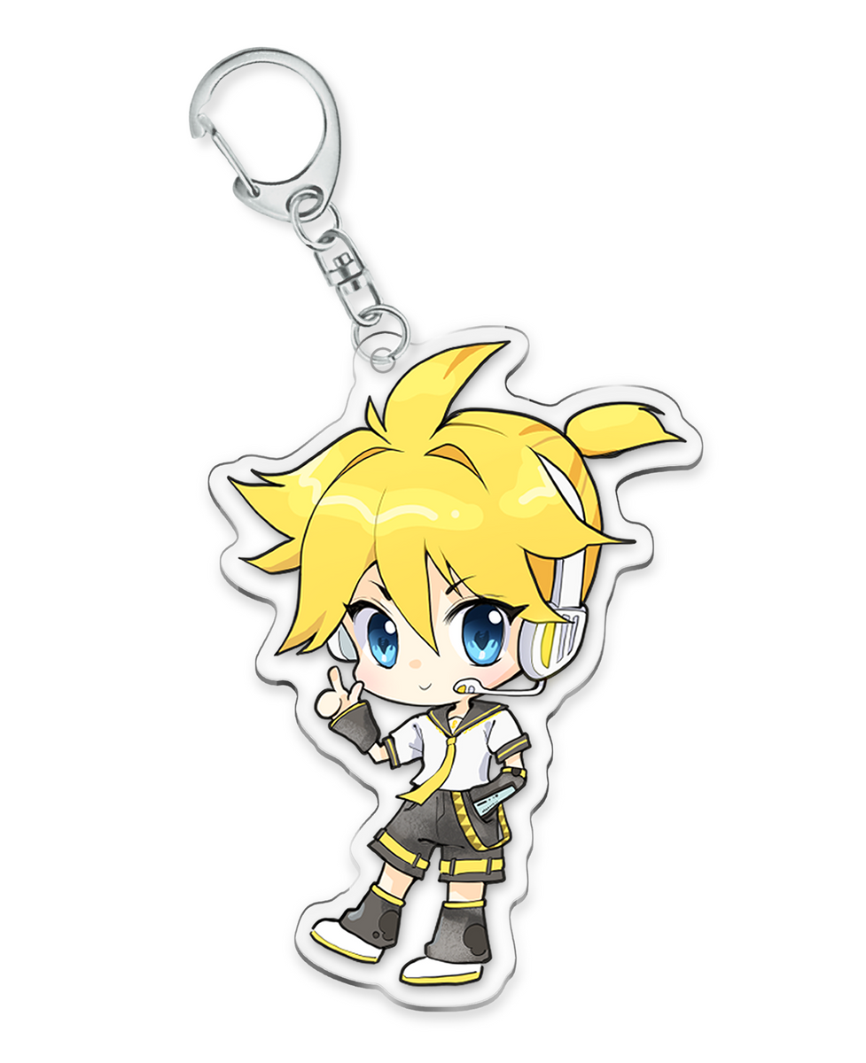 Len Acrylic Keychain – Ocean In Space