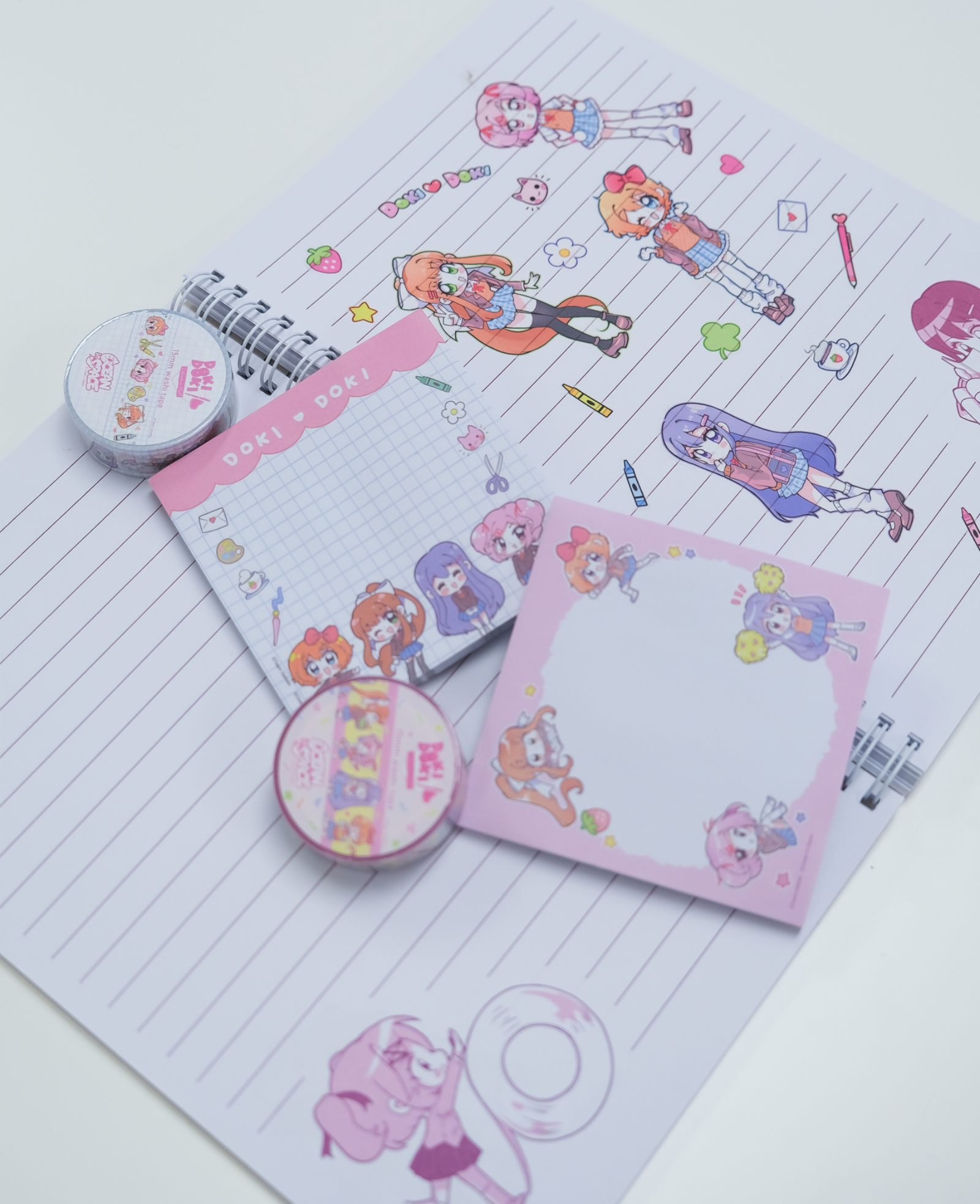 Doki Doki Literature Club! Stationery Set – Ocean In Space