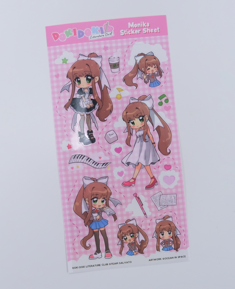 Monika Clear Sticker Sheet – Ocean In Space