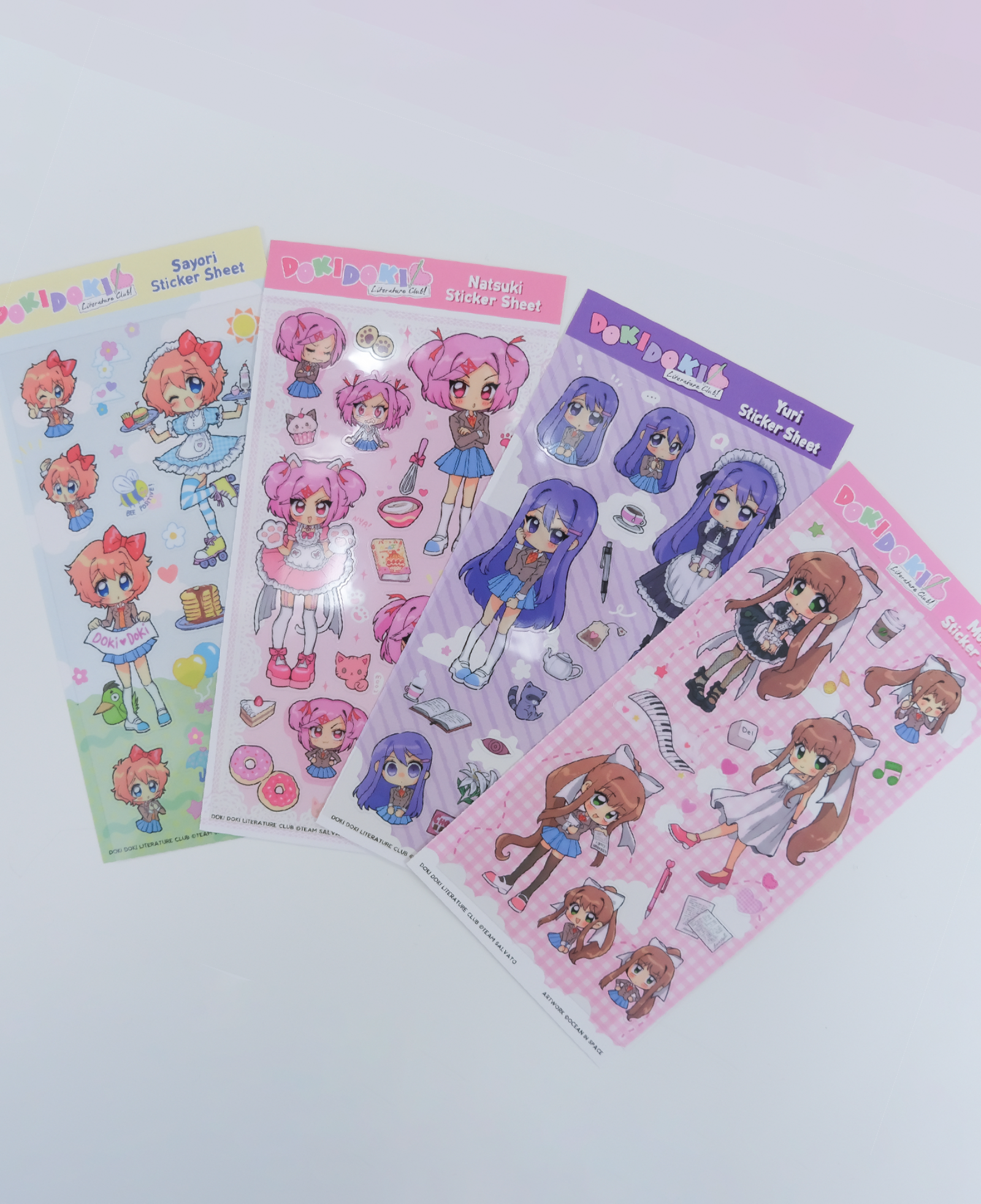 Natsuki Clear Sticker Sheet – Ocean In Space
