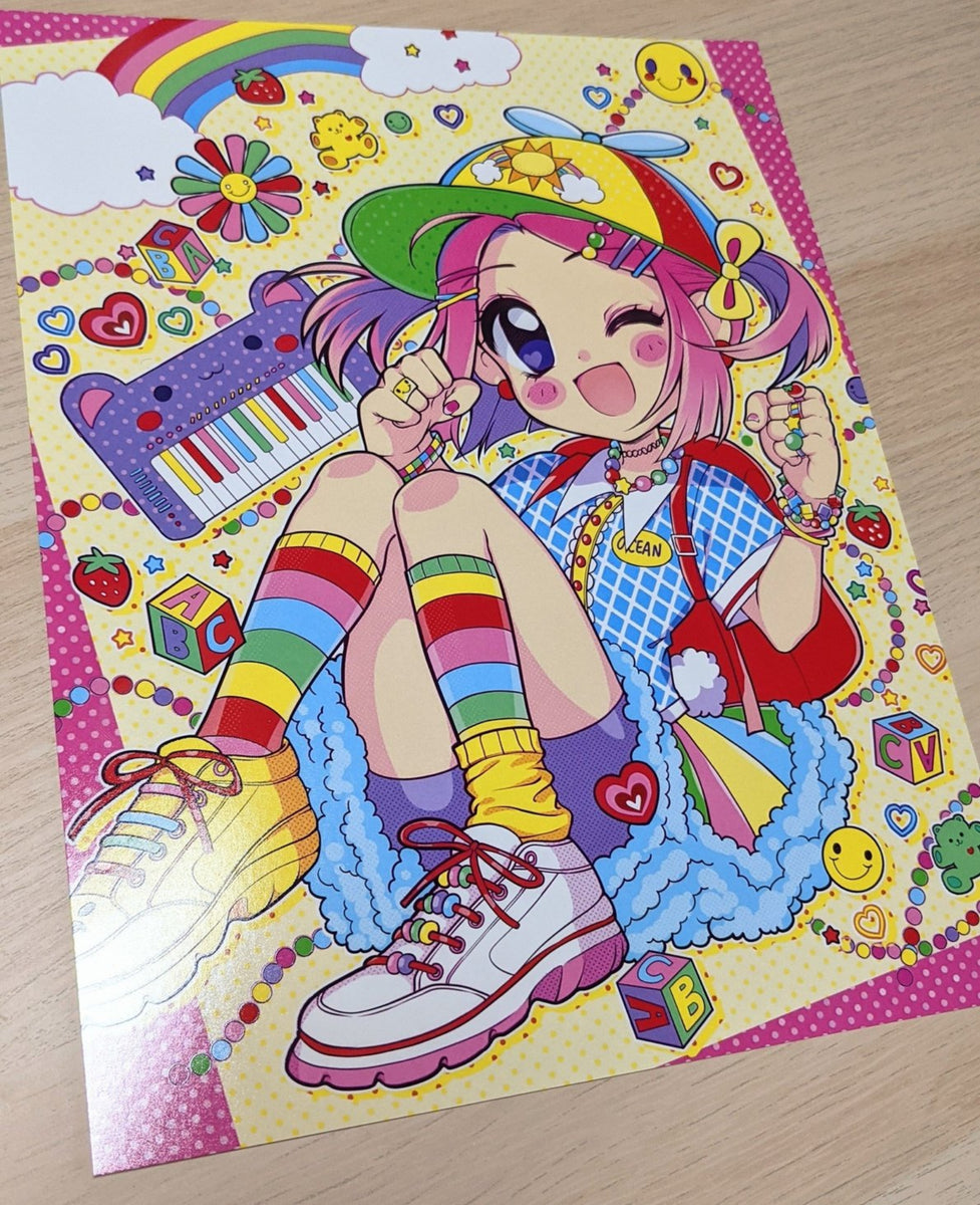 Kirari Kidcore Print – Ocean In Space